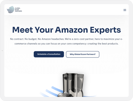 Portfolio Example: Global Ecom Partners | SmartBug Media®